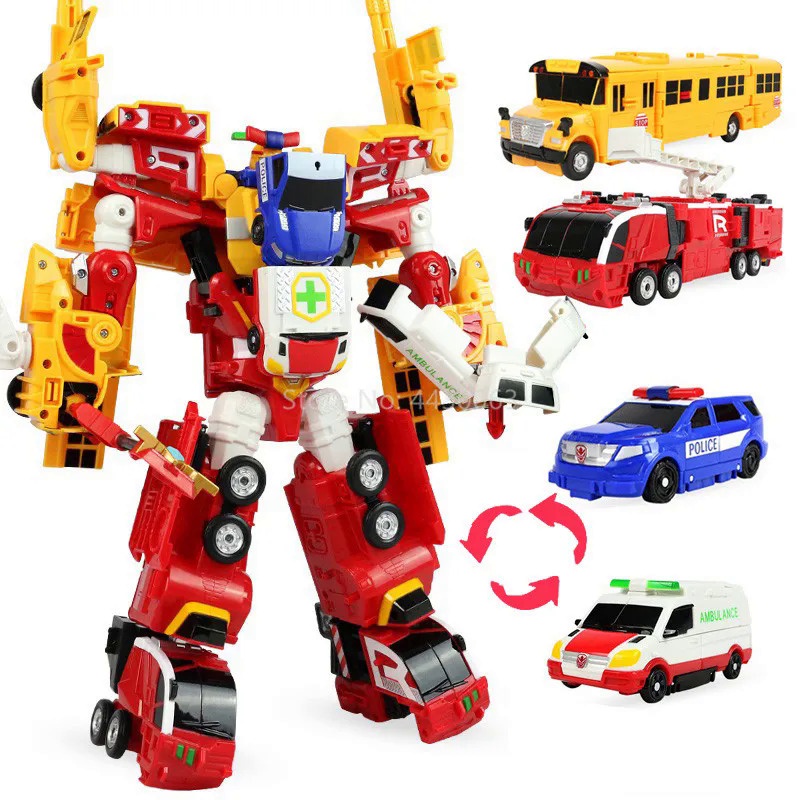 Hoàn Hảo 4 TRONG 1 Hello Carbot Biến Hình Robot Đồ Chơi Nhân Vật Hành ...