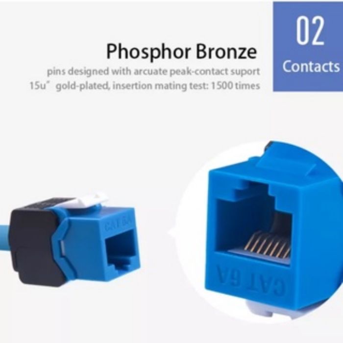Linkwylan Ethernet RJ45 Cat5e Cat6 Cat6A Keystone Jacks Loại không dụng ...
