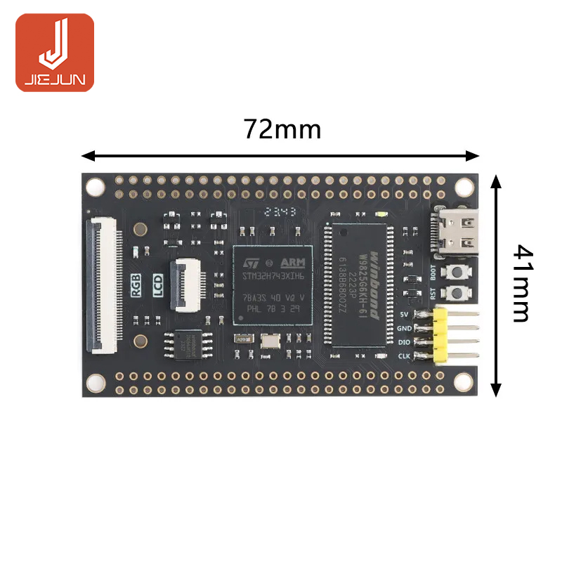 Stm32h743xih6 Bảng học hệ thống lõi SDRAM 16-bit STM32H743 Mô-đun bảng ...