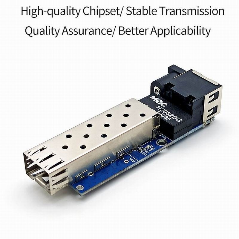 Mini SFP Media Converter Gigabit 10 / 100 / 1000M Fiber optic Switch ...
