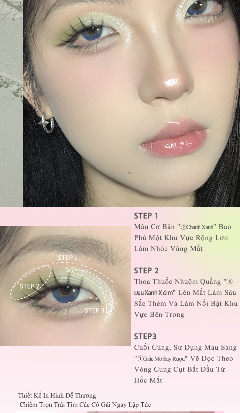 VEECCI Bảng Phấn Mắt Bốn Màu Hiệu Ứng Lì / Ánh Nhũ Bảng Màu Trang Điểm Hàng Ngày 5.2g | Shopee ...