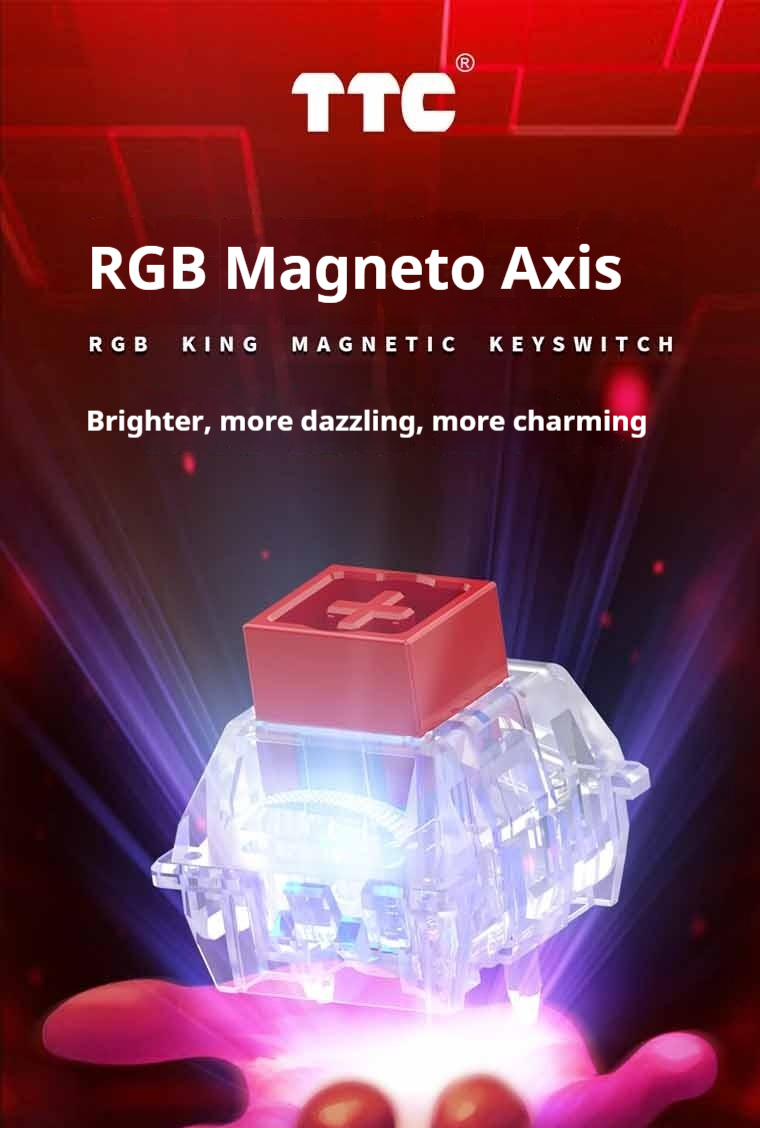 Ttc RGB KING MAGETIC KEYSWITCH, Công tắc từ tính tuyến tính, Thể thao ...