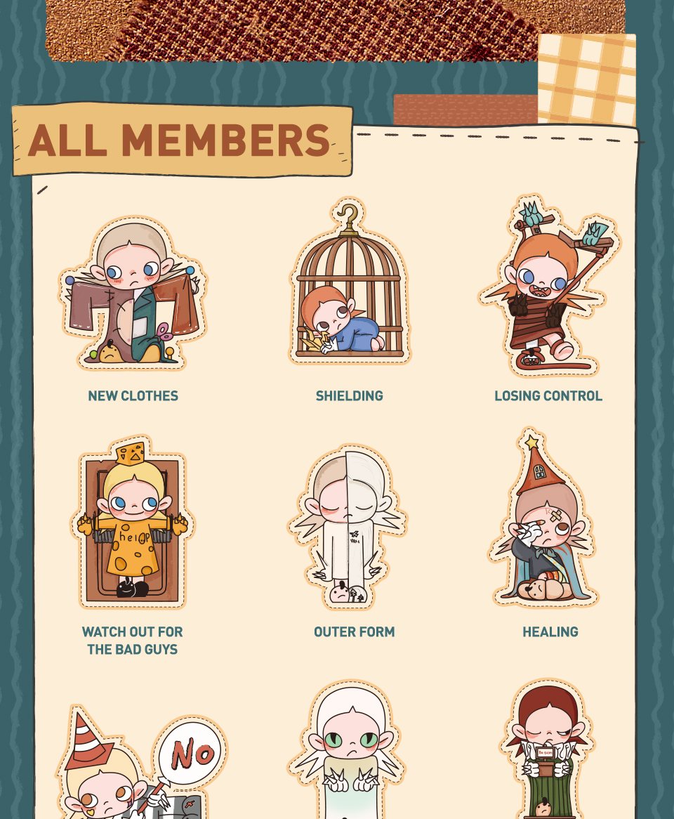 POP MART Zsiga We All Are Kids Series-Fridge Magnet Badge Blind Box ...