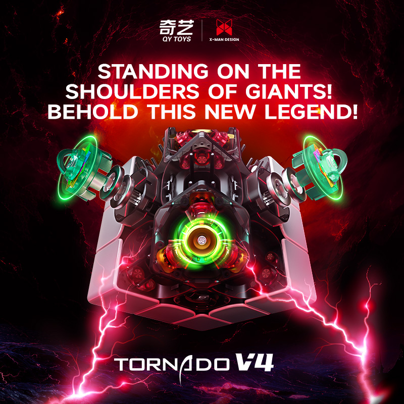 Tornado V4 3x3 Magnetic Cube Qiyi X Man Tornado V4M Pioneer UV ...