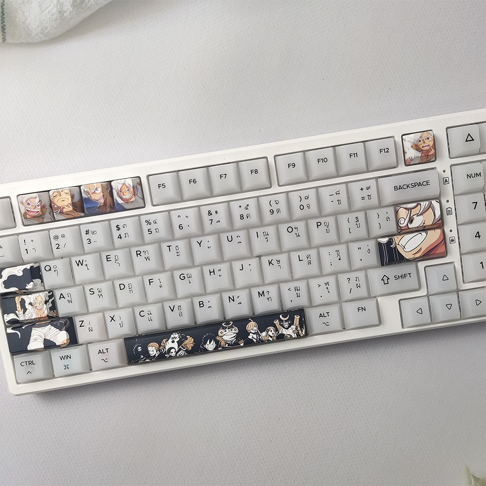 Honkai Impact Elysia Keycaps Genshin Impact Furina Cherry Profile PBT ...