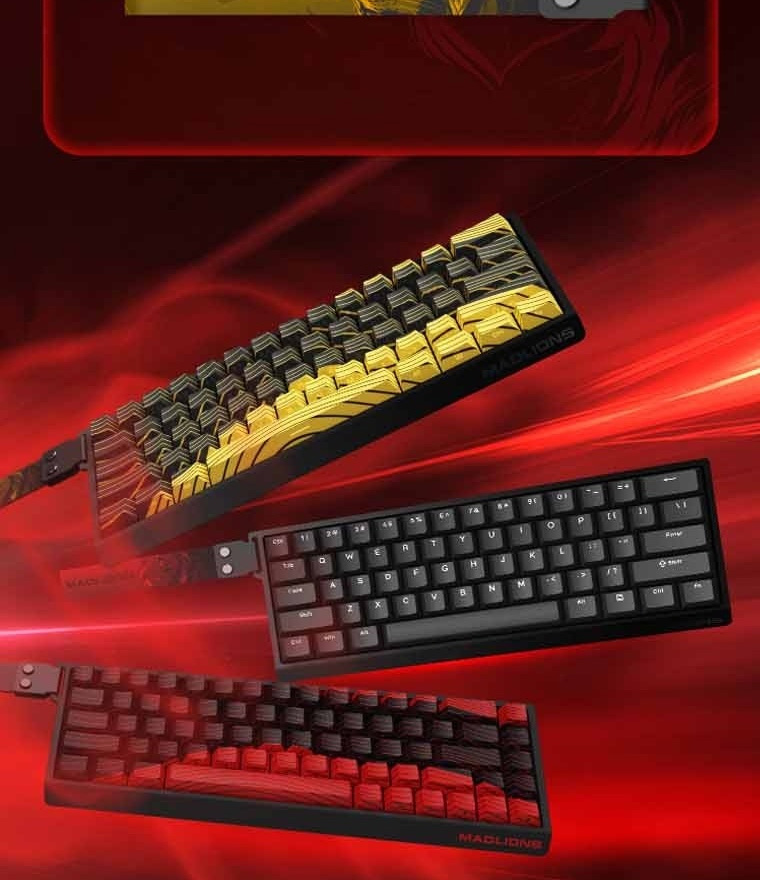 Bàn phím chuyển đổi từ tính MADLIONS MAD 60 / 68HE Eesports với cấu ...