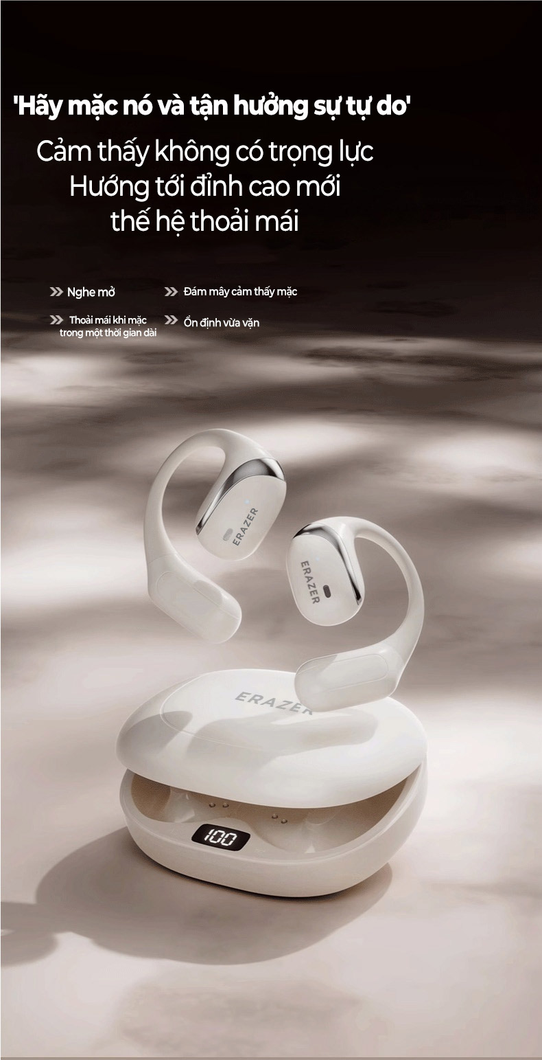 Lenovo ERAZER X9 Open Ear OWS Tai nghe không dây Tai nghe Bluetooth 5.4 Tai nghe Lenovo âm thanh ...