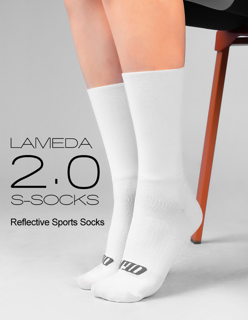 Lameda Phản Quang Đi Xe Đạp Tất Thoáng Khí Xe Đạp Nam Nữ Chạy Thể Thao MTB Xe Đạp Phụ Kiện ...