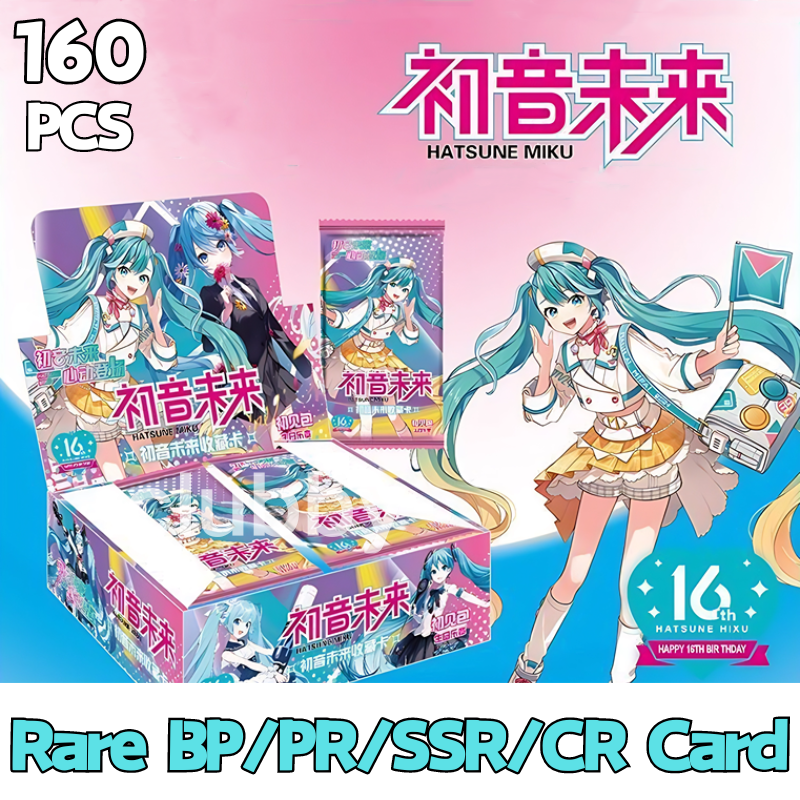 160 thẻ Hatsune Miku hiếm bóng cắt hình BP/PR card thẻ sưu tập nhân vật ...