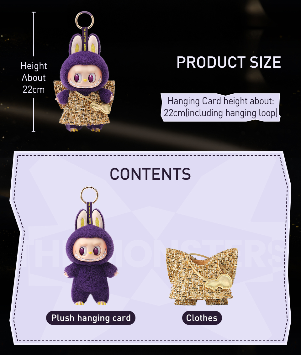 POP MART LABUBU x PRONOUNCE - WINGS OF FORTUNE Vinyl Plush Hanging Card | Shopee Việt Nam