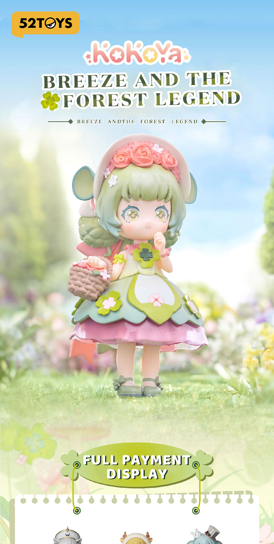 52TOYS KOKOYA Breeze and The Forest Legend Series Blind Box Figure Toy ...