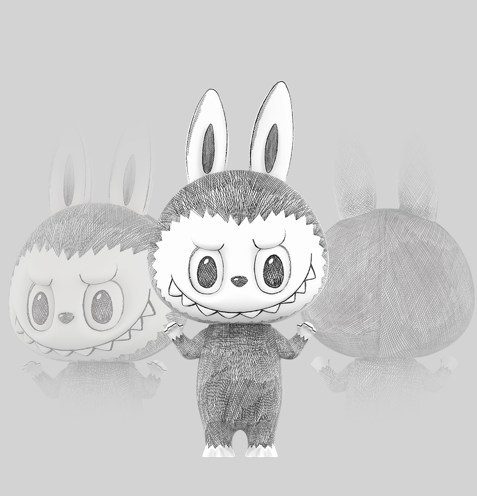 POP MART MEGA LABUBU 400% Sketch | Shopee Việt Nam