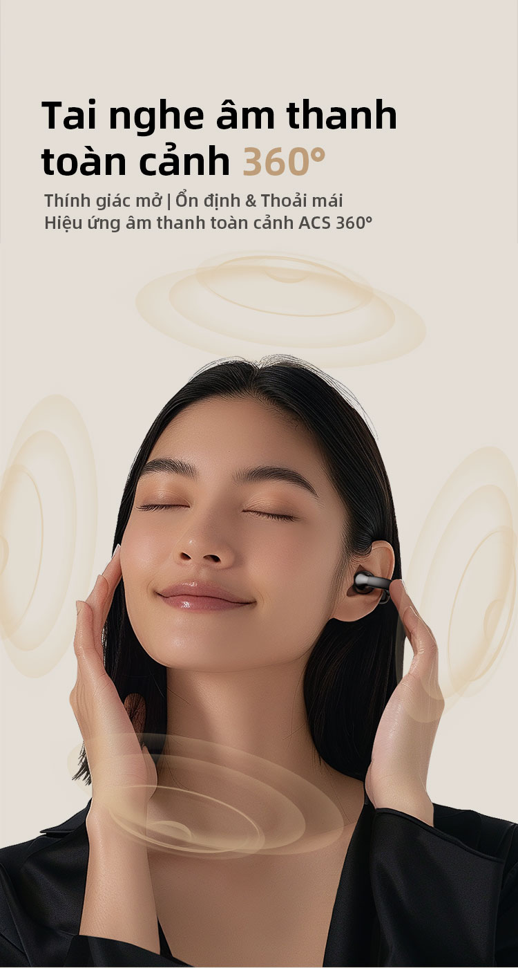 UGREEN HiTune S3 Tai Nghe Không Dây Thật Tai Kẹp Tai Hút Tai Nghe Nhét Tai Âm Thanh Mở Tai Nghe ...