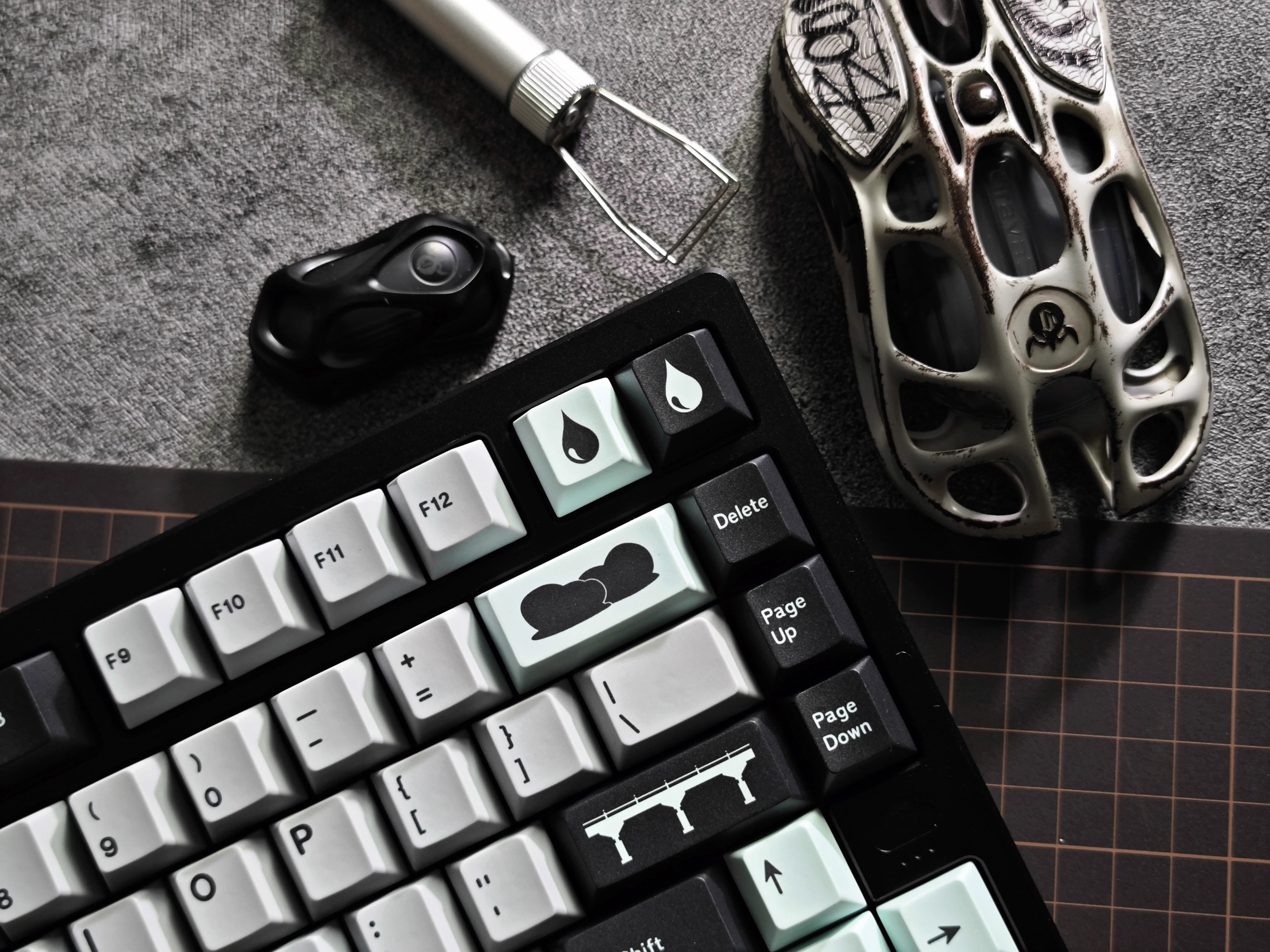 166 Phím GMK Rainy Day Keycaps Set Cherry Profile PBT Dye Thăng Hoa ...