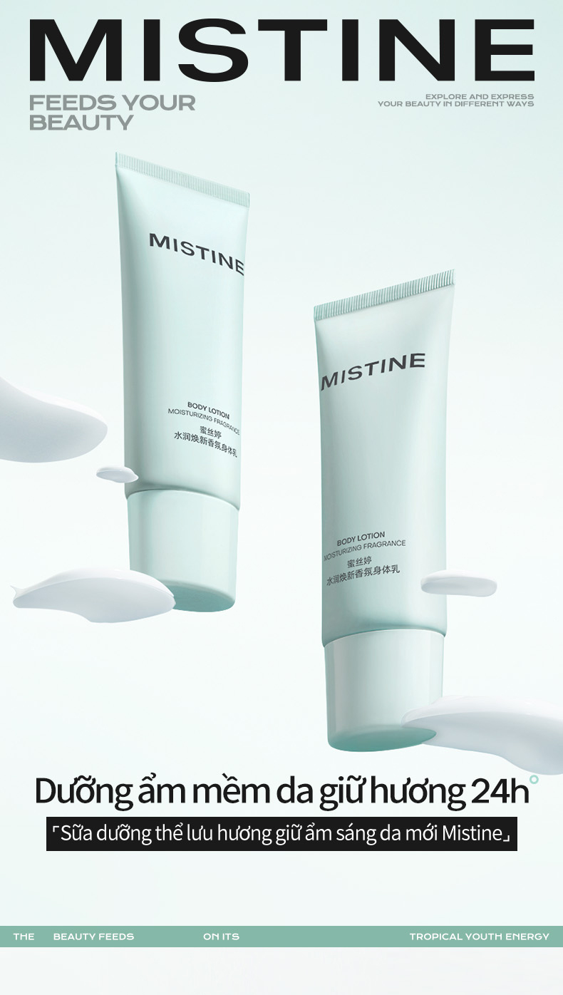 Mistine MISTINE Dưỡng Ẩm Trẻ Hóa Hương Thơm Toàn Thân Dưỡng Ẩm Dưỡng Ẩm 60g * 1 | Shopee Việt Nam