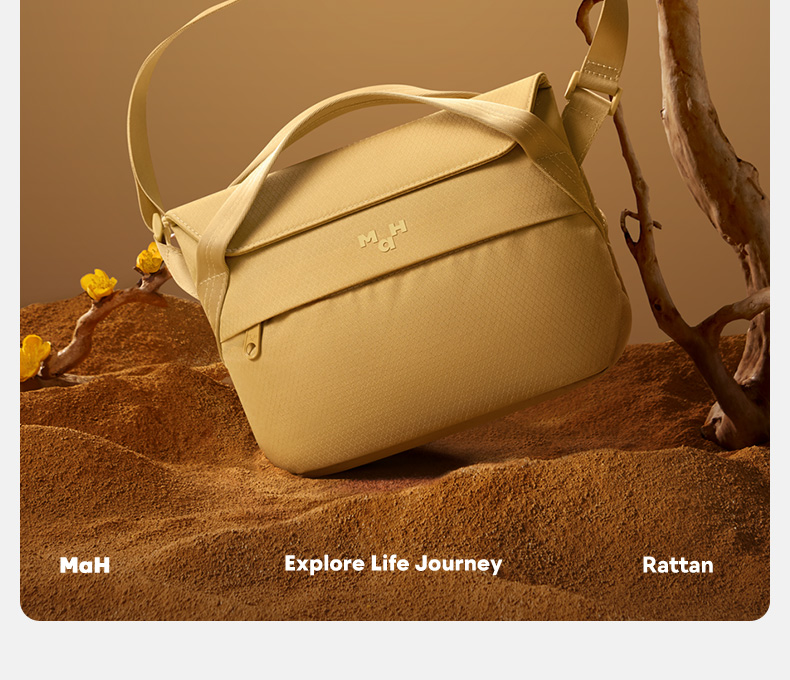 MHA 3174 Túi đeo chéo màu vàng MAH Airy Mây trở lại trường Túi xách ...