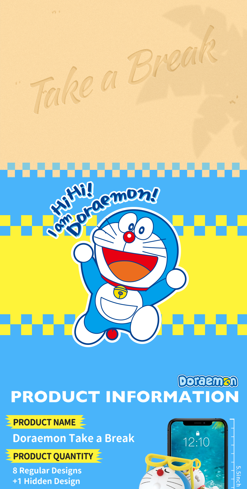 52TOYS DORAEMON Take a break Series Blind Box Figure Toy | Shopee Việt Nam
