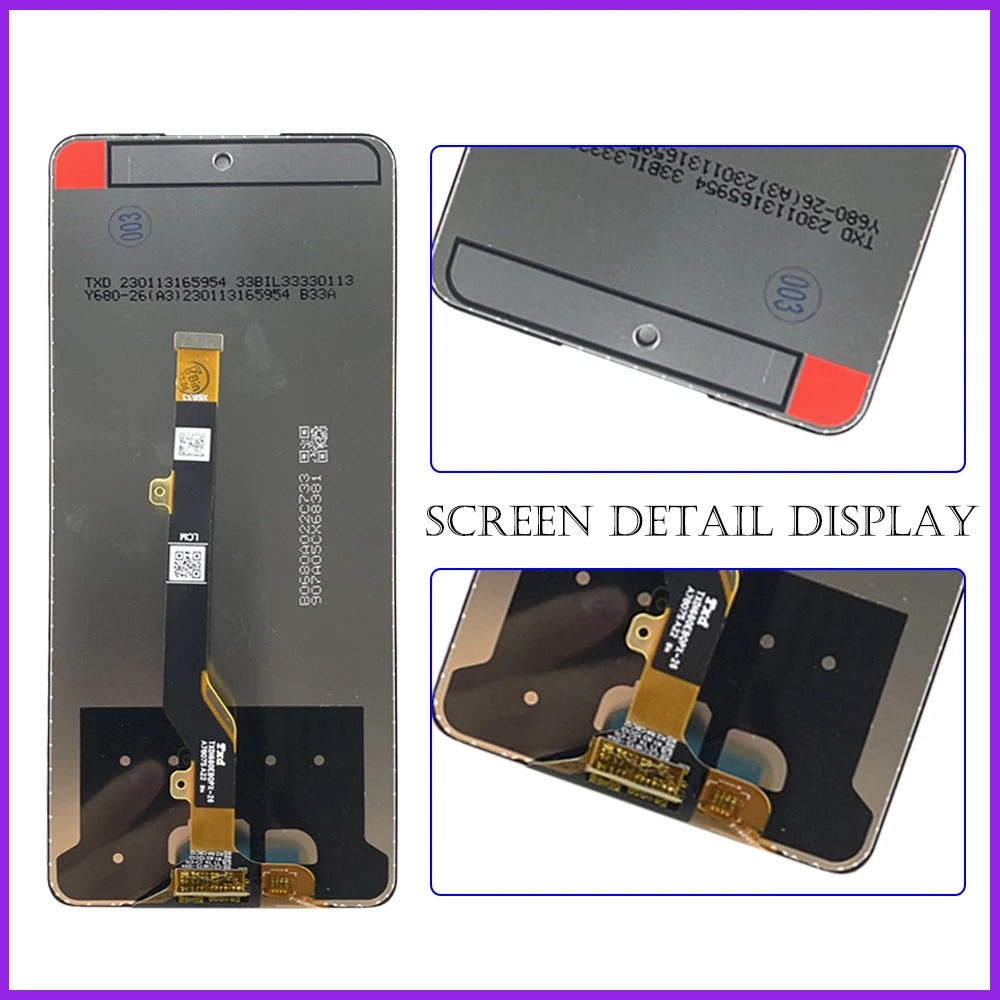 Dành cho Tecno Spark 10 Pro KI7 Màn hình LCD Bộ số hóa màn hình cảm ứng ...