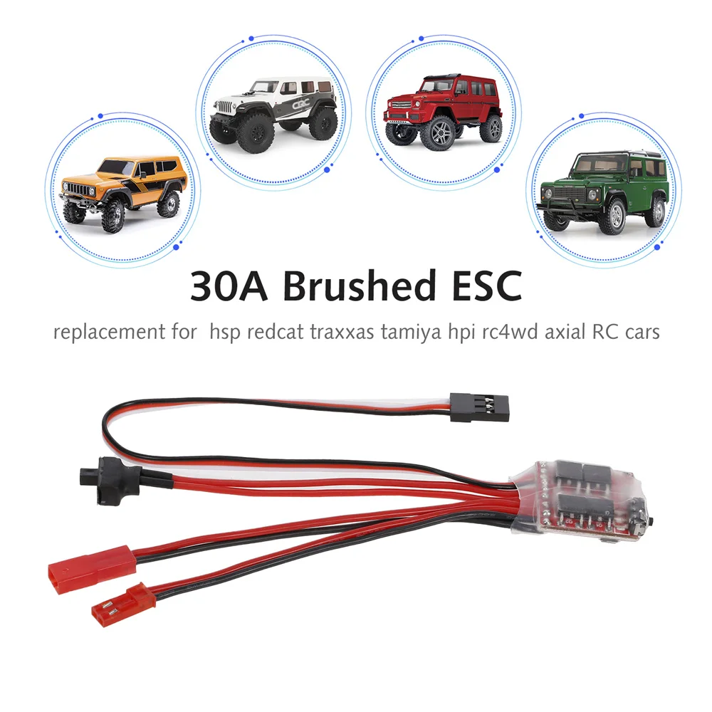 Surpass HOBBY 30A Micro ESC Mini Brushed ESC Bộ điều khiển tốc độ điện ...