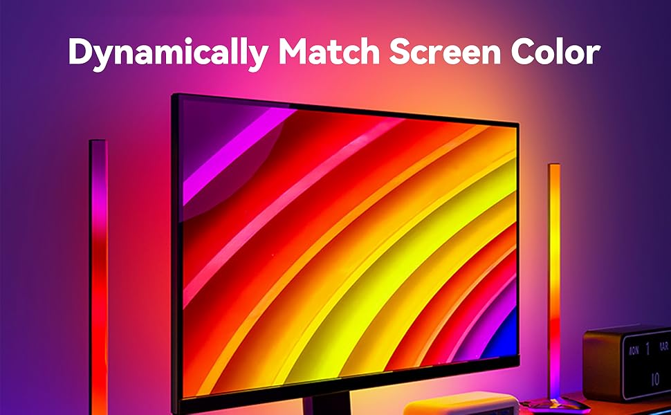 Dải đèn nền Skydimo LED RGB Đồng bộ hóa với màn hình máy tính, Đèn nhạc ...