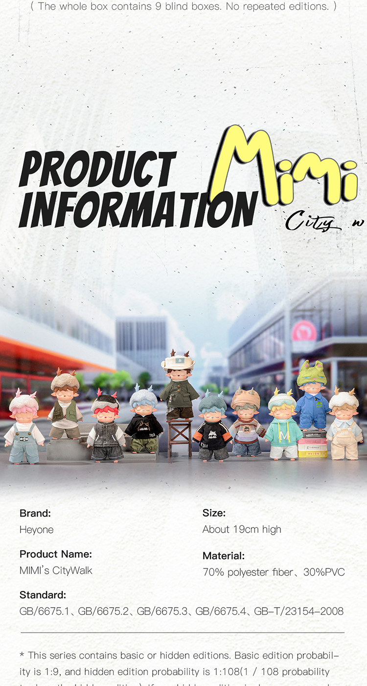 Heyone MIMI 's CityWalk series Vinyl Sang Trọng Hộp Bí Ẩn Hộp Mù Hình ...