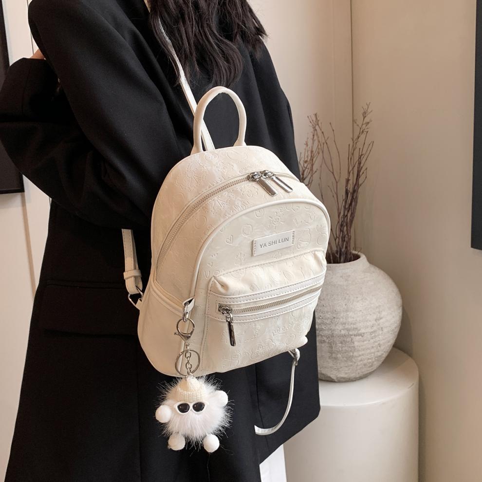 JIA SHUN Túi đi học mini mới có giá trị cao Ba lô nhẹ màu hồng dễ ...