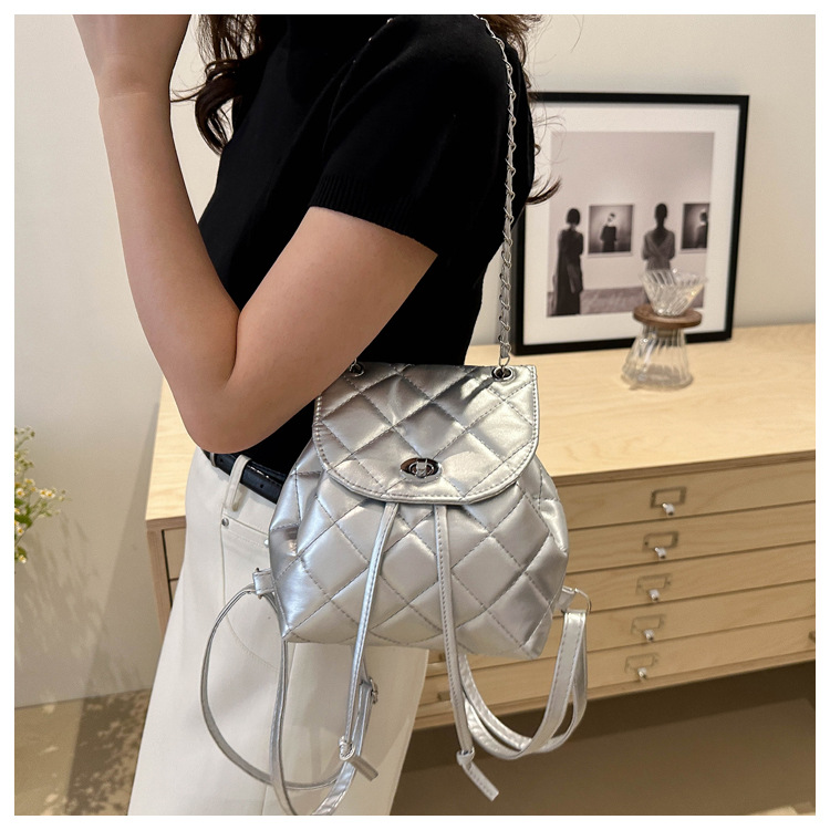 JIA SHUN Ba lô thiết kế hình thoi phong cách Hàn Quốc Ba lô mini dễ ...