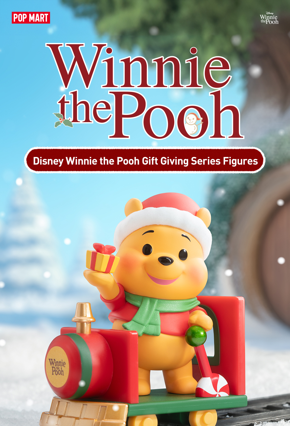 POP MART Disney Winnie the Pooh Gift Giving Series Figures Blind Box ...