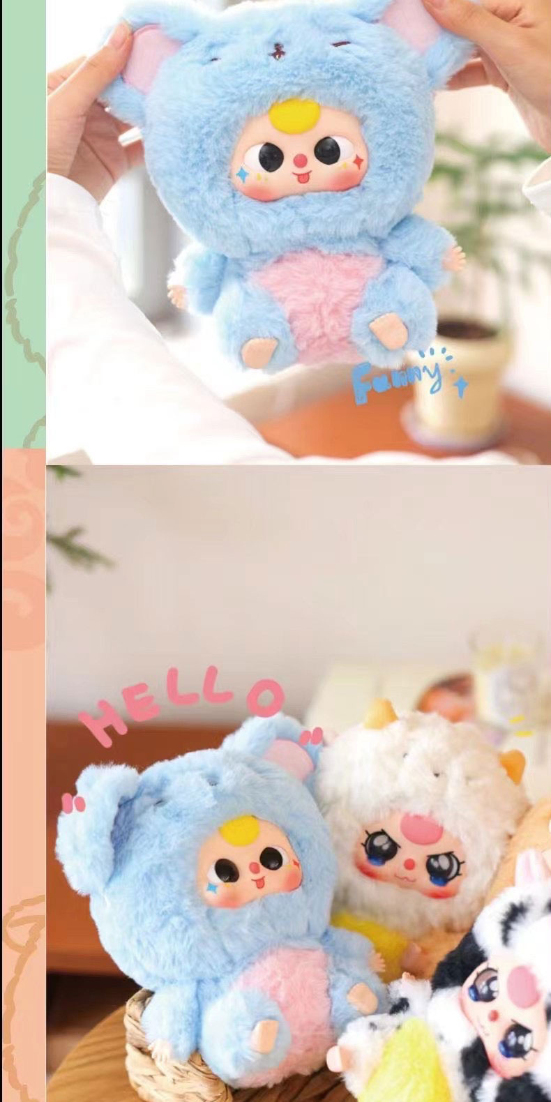Baby Three 12 Động Vật Trung Quốc Cung Hoàng Đạo Series Vinyl Face ...