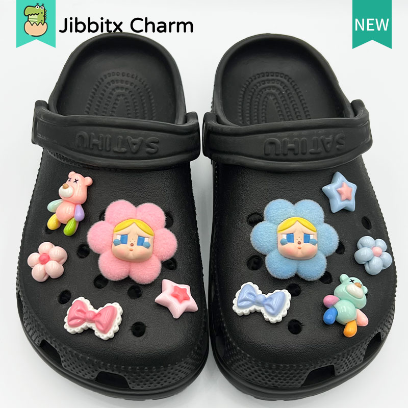 Jibbits Thời trang tắc nghẽn Jibbitz quyến rũ Sáng tạo Hoạt hình dễ ...