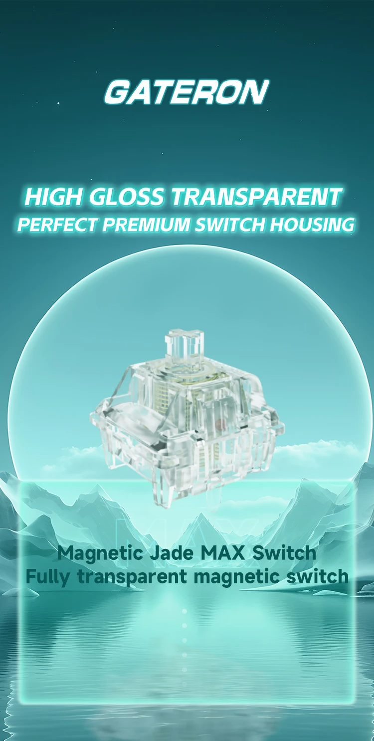 Gateron Từ Jade Max Switch Tuyến Tính Trong Suốt Hoàn Toàn Cho Bàn Phím ...