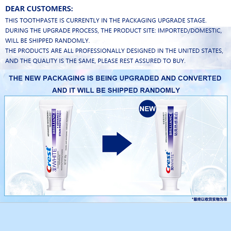 Crest 3D White Brilliance Advanced Fluoride Anticavity Kem Đánh Răng Làm Trắng Răng Vệ Sinh Răng ...