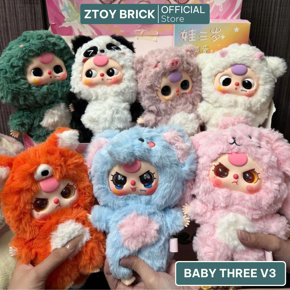 (Có sẵn) Blindbox Baby Three 12 hộp đầy đủ nguyên bản cung hoàng đạo ...