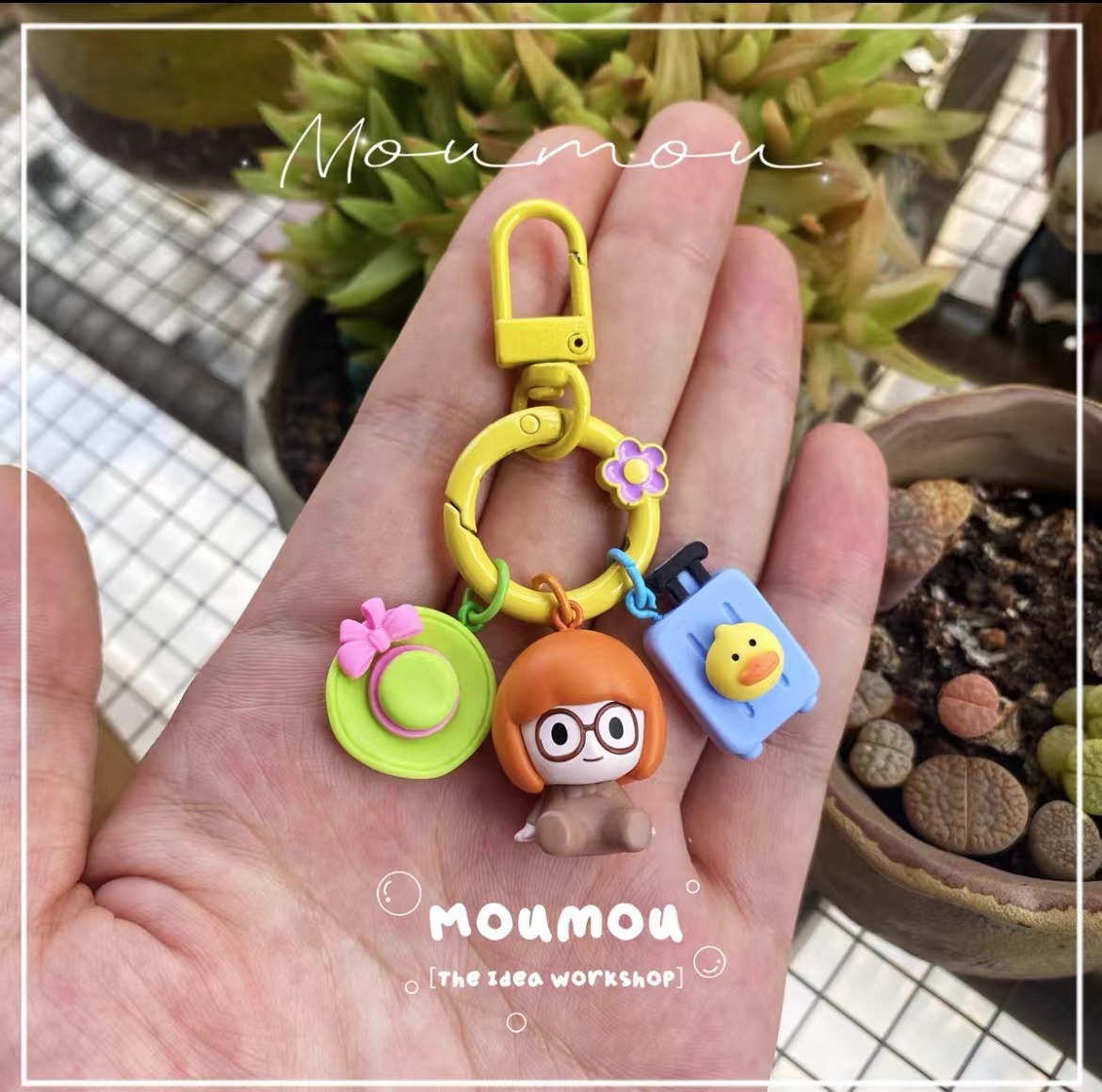 Chính Hãng POPBEAN Ngồi Dễ Thương Viên Móc Khóa Xe Ô Tô Điện Thoại Di ...