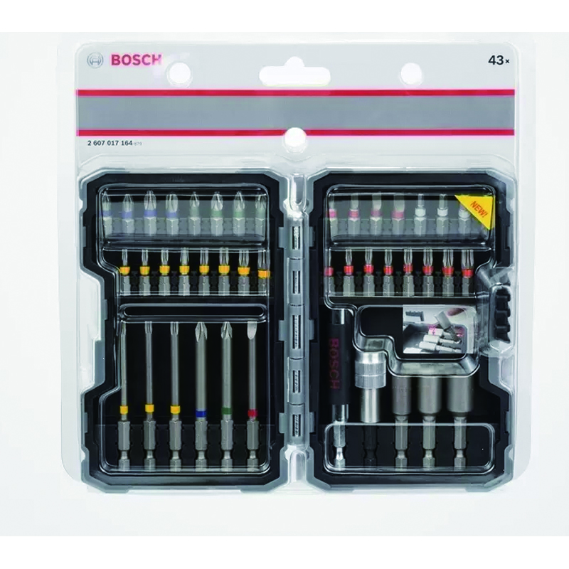 Bosch 2607017702 43 Chiếc Tua Vít Điện Độ Cứng Cao Đai Ốc Bộ 25Mm 75Mm ...