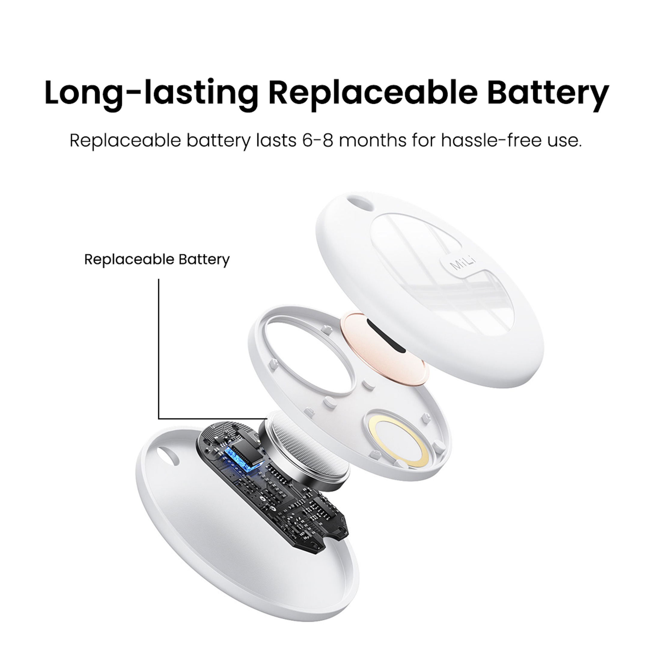 Mili MiTag Go GPS Bluetooth Tracker cho Android Keys Finder và Pet ...