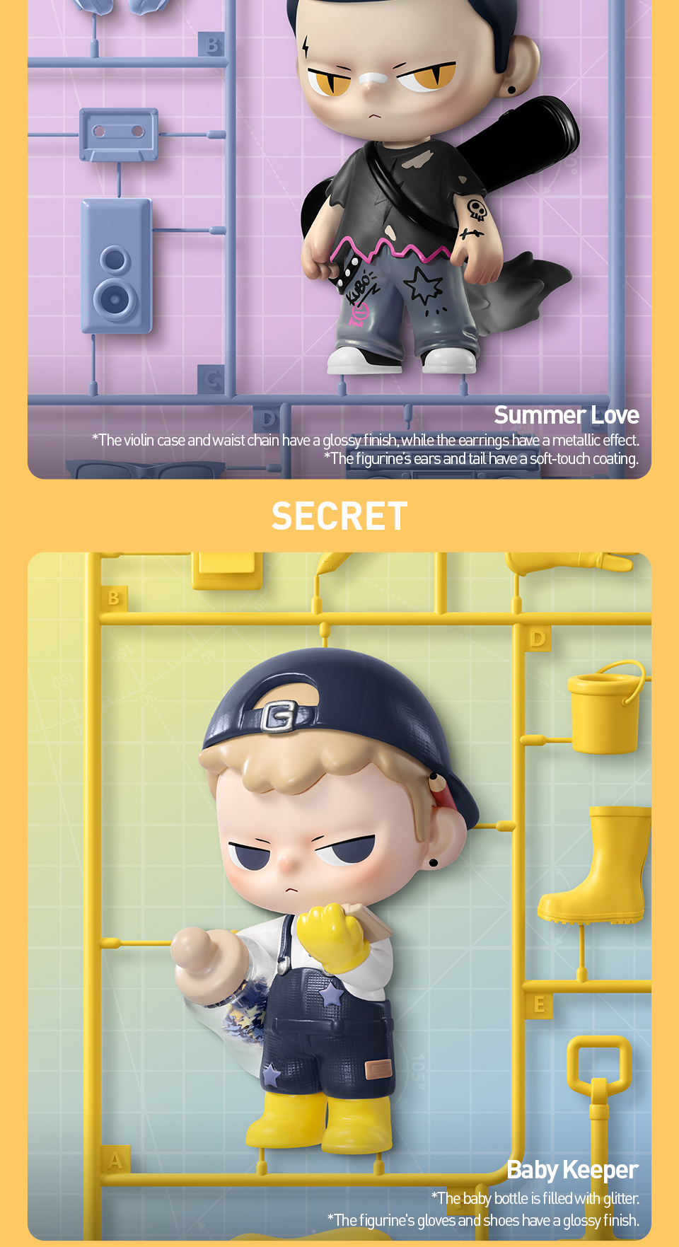 POP MART KUBO 24/7 YOU Series FiguresSeries Blind Box Action Toys ...