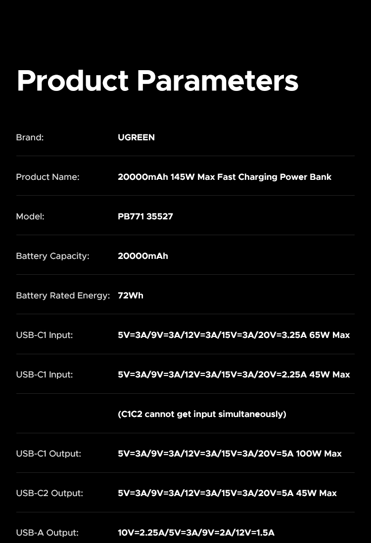 Qi2 15W-Nexode 】 UGREEN 20000mAh 145W power bank qi2 15W MPP magnet 'netic sạc không dây cột ...