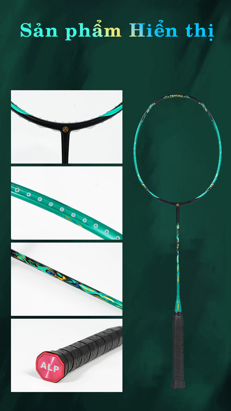 ALPSPORT Peacock 4U Tối Đa 15.8kg 11.7kg 26lbs Mặc Định Vợt Tấn Công ...