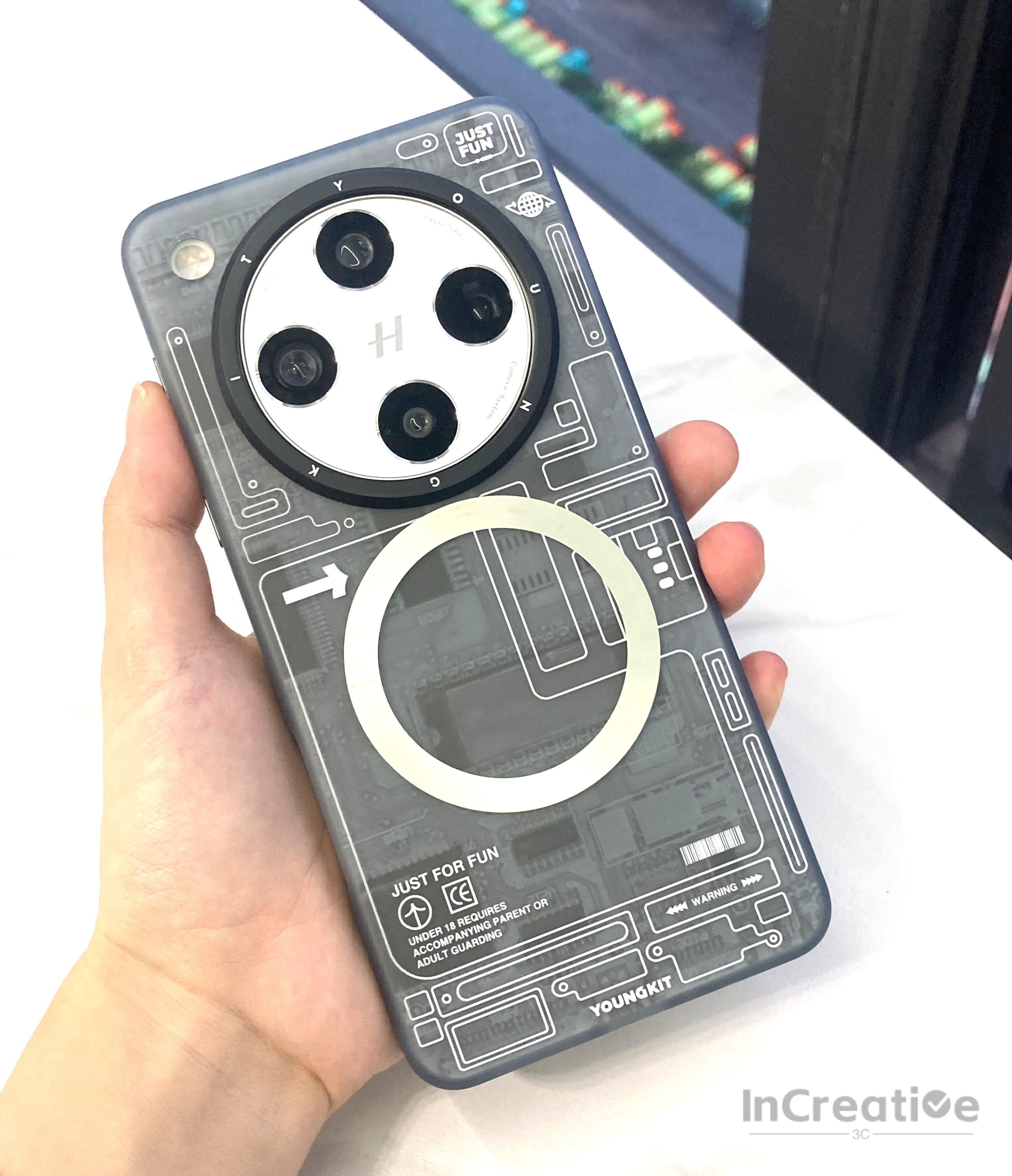 Ốp từ tính họa tiết mạch Youngkit Tương thích cho OPPO Find X8 Pro ...