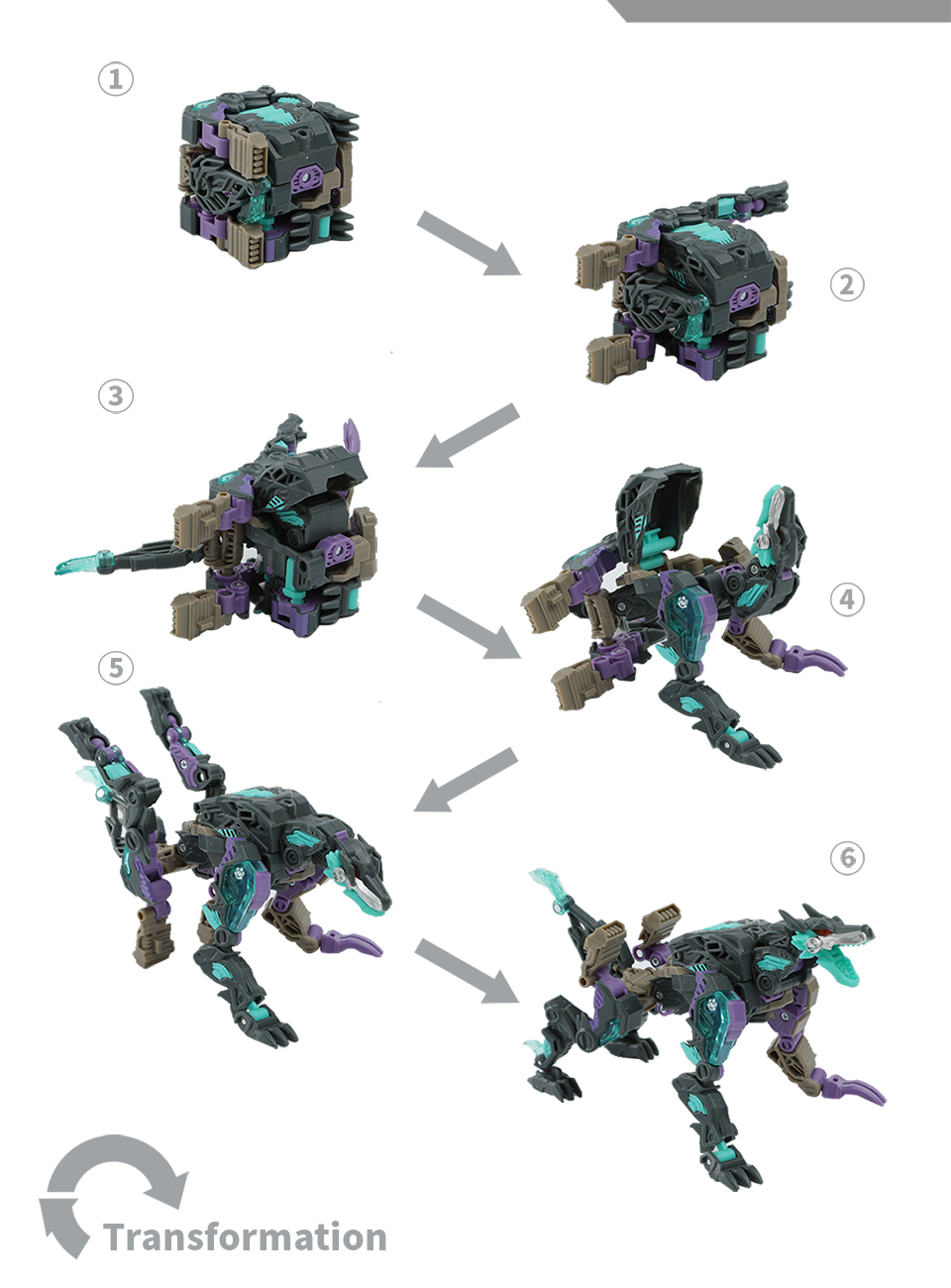 52TOYS đồ chơi lắp ráp mô hình Transformers Figure BEASTBOX BB-31 ...