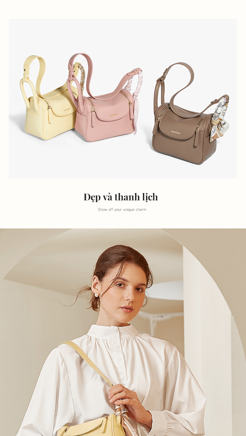 MOSSDOOM Zenith Bag Túi đeo vai nữ thời trang đơn giản và thanh lịch ...