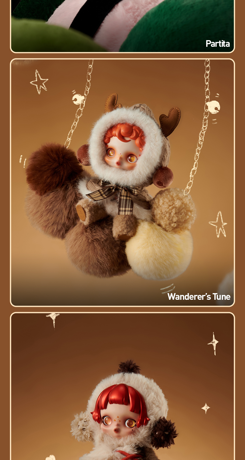 POP MART SKULLPANDA Winter Symphony Series Plush Blind Box Action Toys ...