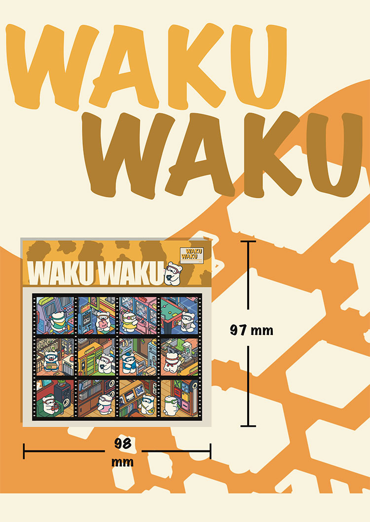 Enwei Nhãn dán 3D Thu nhỏ [Video Game City Series] Nhãn dán cảnh quan ...