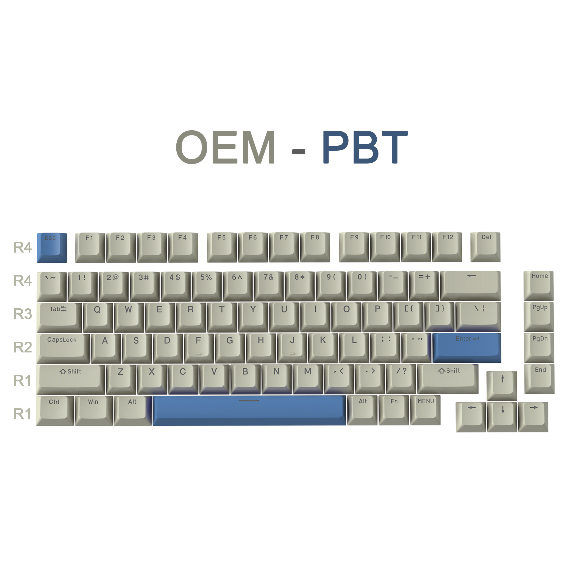 Bộ Keycap DrunkDeer A75 PBT, 82 phím cho Bàn phím cơ bố trí ANSI 75%, CHERRY / OEM | Shopee Việt Nam