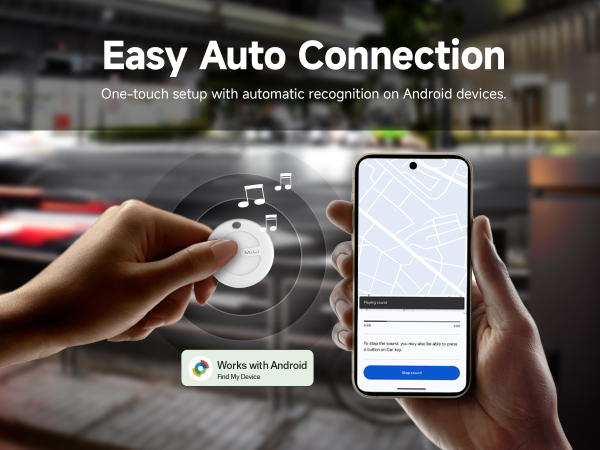 Mili MiTag Go GPS Bluetooth Tracker cho Android Keys Finder và Pet ...
