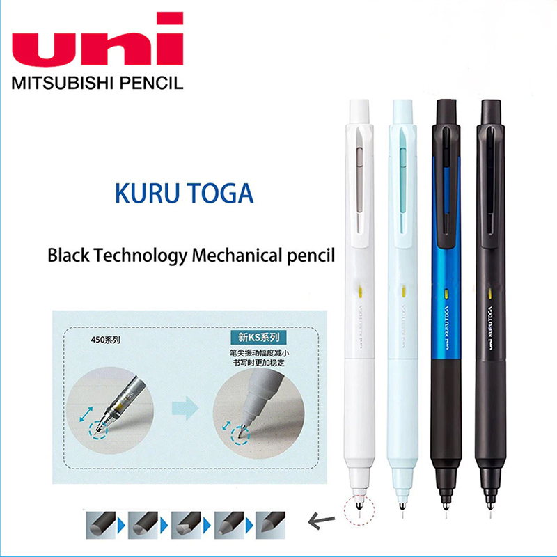 Uni M5-KS Kuru Toga Bút Chì Cơ KS Model 0.5mm Pensil Mekanikal Lõi Xoay ...