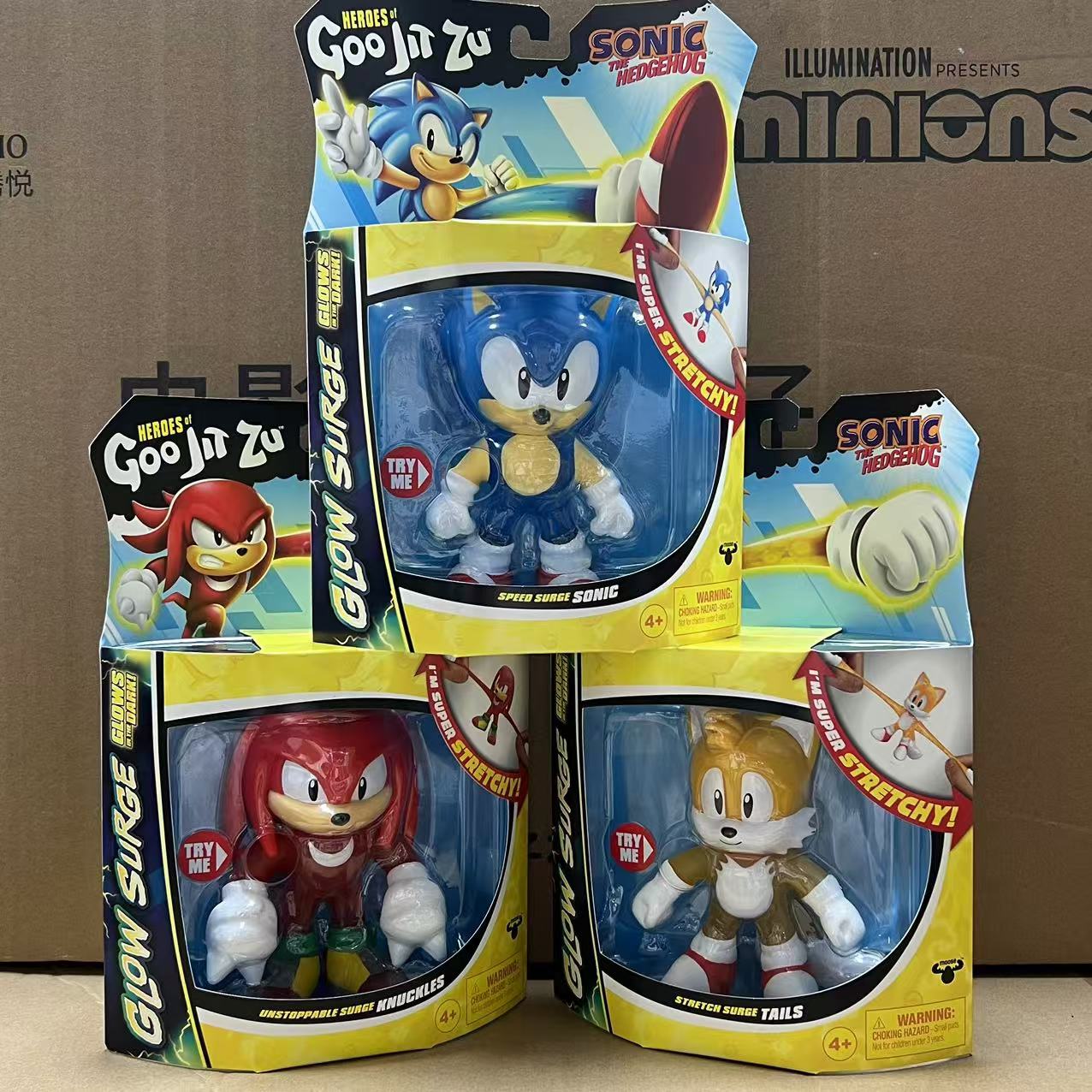 Mỹ GOO Jit Zu hero figure Sonic the Hedgehog cổ điển vàng đàn hồi biến dạng đồ chơi giải nén ...