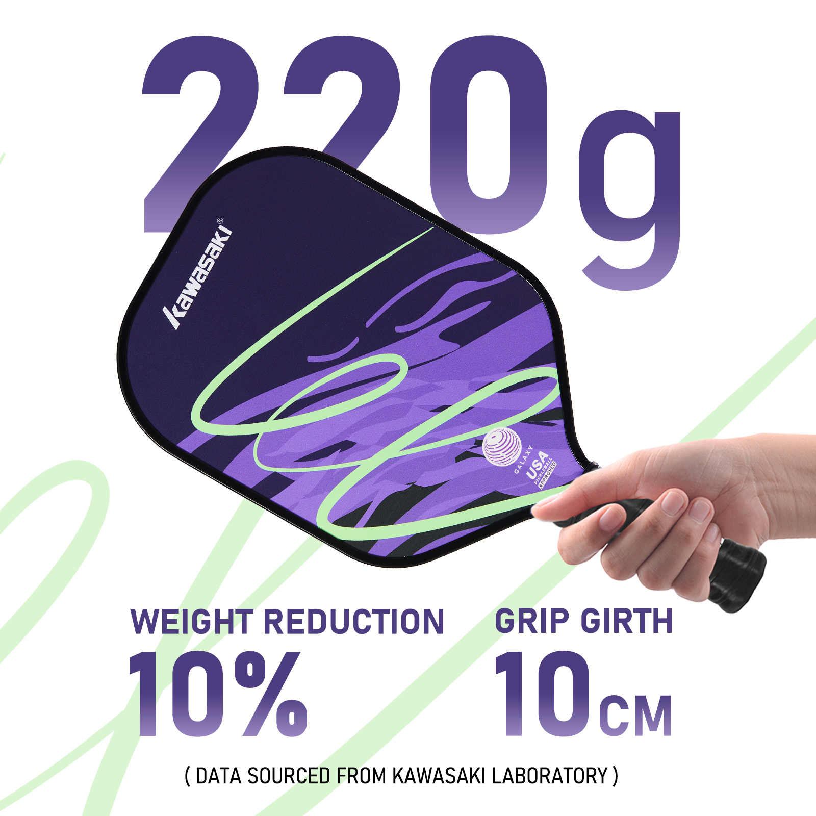 Kawasaki Pickleball Paddle GALAXY & AURORA 220g Vợt Pickle Sợi Thủy ...