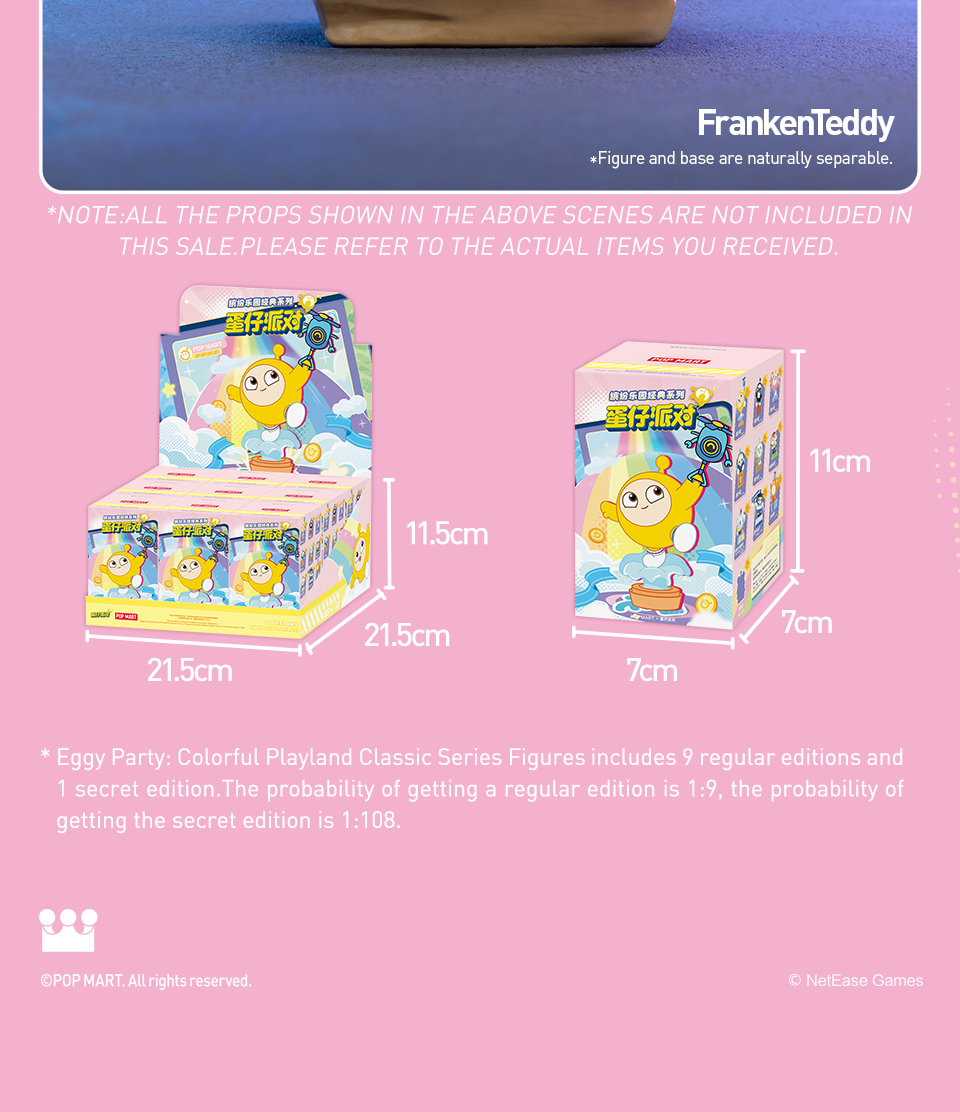 POP MART Eggy Party: Colorful Playland Classic Series Figures(whole set ...